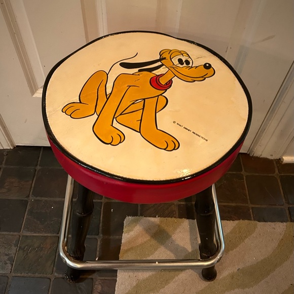 Disney | Other | Vintage Mid Century Modern Disney Pluto Stool | Poshmark